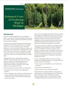 Hops – Crops and Soils