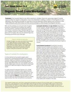 Food-Grade Grains – Crops and Soils